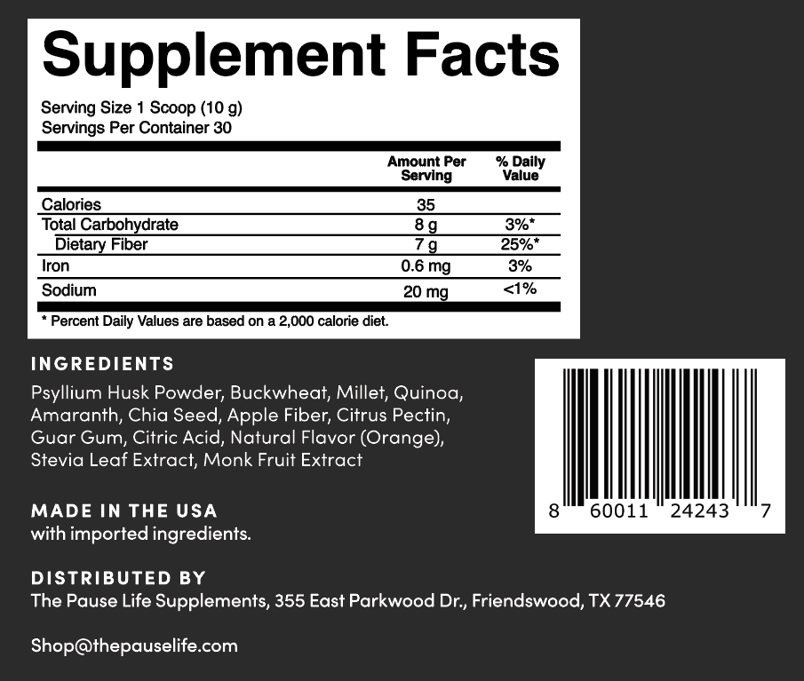 Supplements | Fiber GDX – The 'Pause Life by Dr. Mary Claire Haver