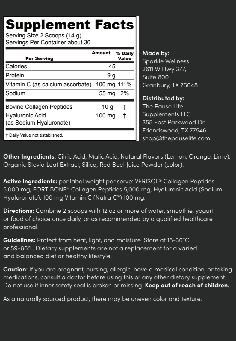 Skin & Bone - Acai Lemonade – The 'Pause Life by Dr. Mary Claire Haver